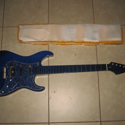 Jackson Performer PS7 Guitar Body Japan w/New Blue Neck~Blue | Reverb