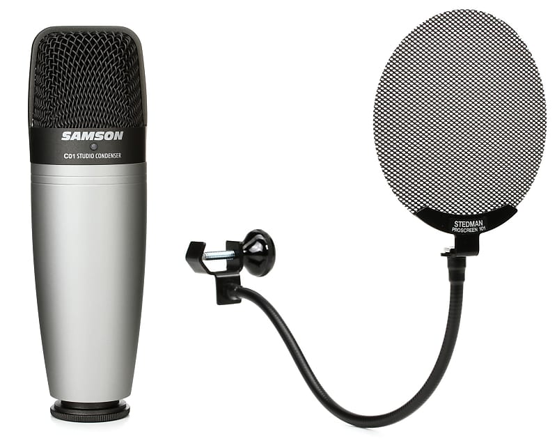 Samson C01 Large-diaphragm Condenser Microphone Bundle with | Reverb