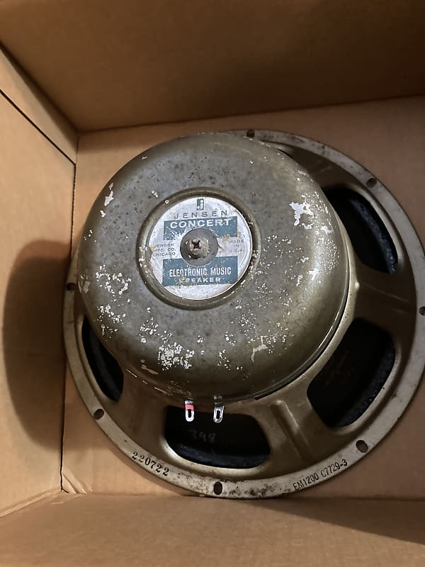 Vintage Jensen EM1200 New Recone 8 ohm | Reverb