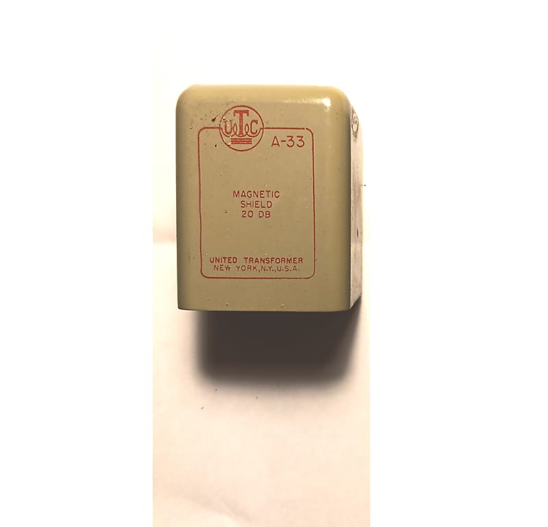 UTC A-33 transformer hum shield 60s mu metal for A-24 10 11 | Reverb
