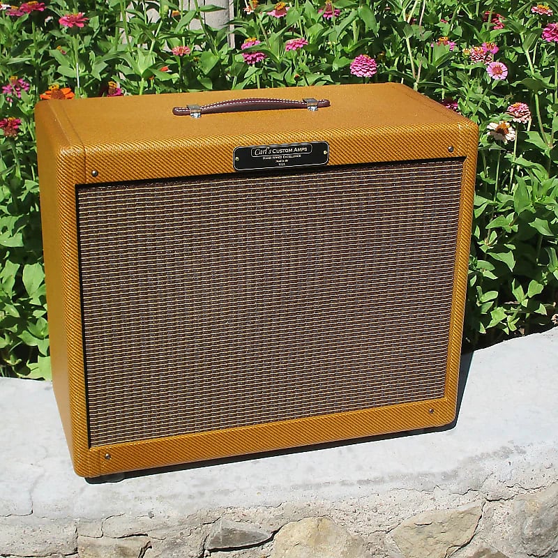 Carl's Custom Amps 2x10 Custom Tweed Style Cab for Erik | Reverb
