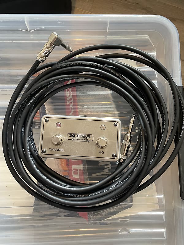 Mesa Boogie Mark V:25 FOOTSWITCH + CABLE 2015 - Silver | Reverb