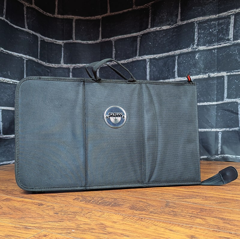 Sabian SSF11 Stick Flip Standing Drumstick Bag - Black with | Reverb