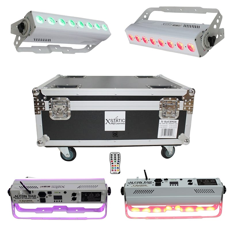 XSTATIC ALCON BAR 4-PACK Rechargeable Battery Powered | Reverb