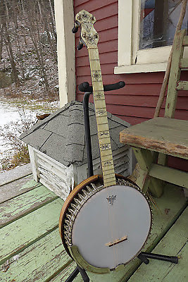 Tenor Banjo Princess 1930 Mother of toilet seat, 48 hook rim | Reverb