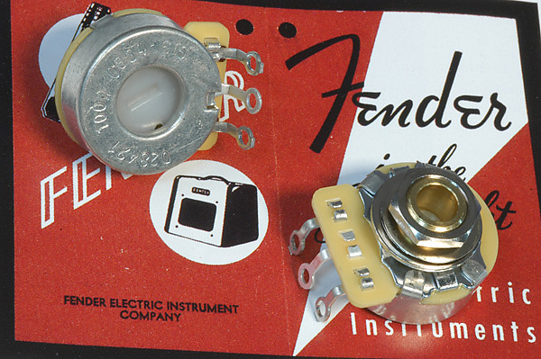 Genuine Fender Amp Potentiometer By CTS 100 Ohm Hum | Reverb Canada