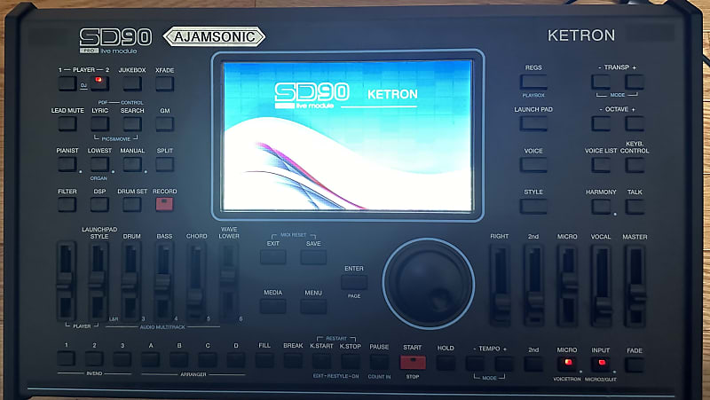 Ketron SD90 Pro live module 2020 - Black Metal | Reverb