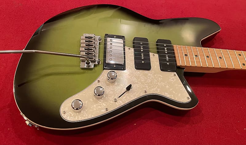 Reverend Six Gun HPP Avocado Burst Electric Guitar | Reverb