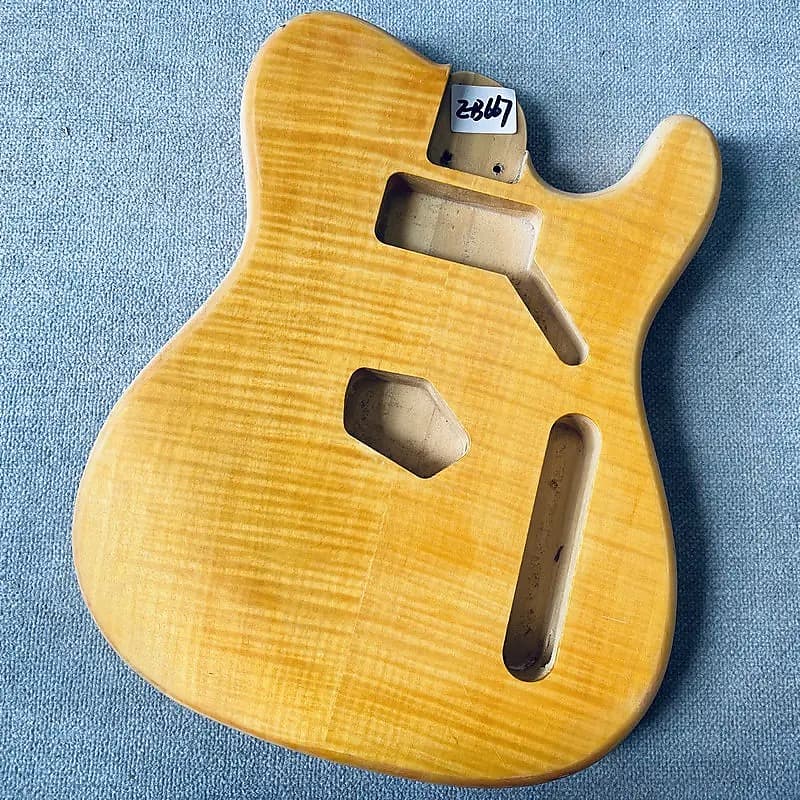 Solid Alder Wood Guitar DIY Telecaster Tele Style Body with | Reverb