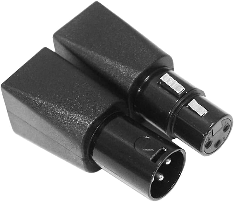 RJ45 Connector RJ45 Ethernet to 3 Pin XLR DMX Female & Male | Reverb