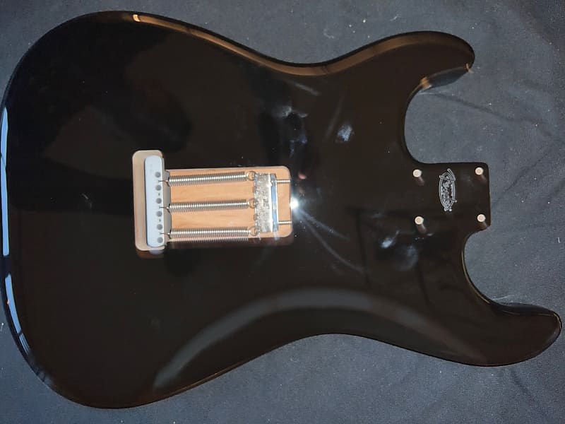 Fender Stratocaster Replacement Body 2022 Black | Reverb