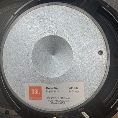 JBL E155-8 8OHM 18" Woofer #2474 Good Used Working & Sounding | Reverb