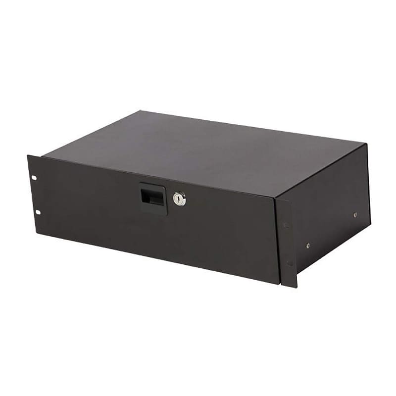 OnStage 3U Locking Rack Drawer - Shallow (RDLS3000) | Reverb