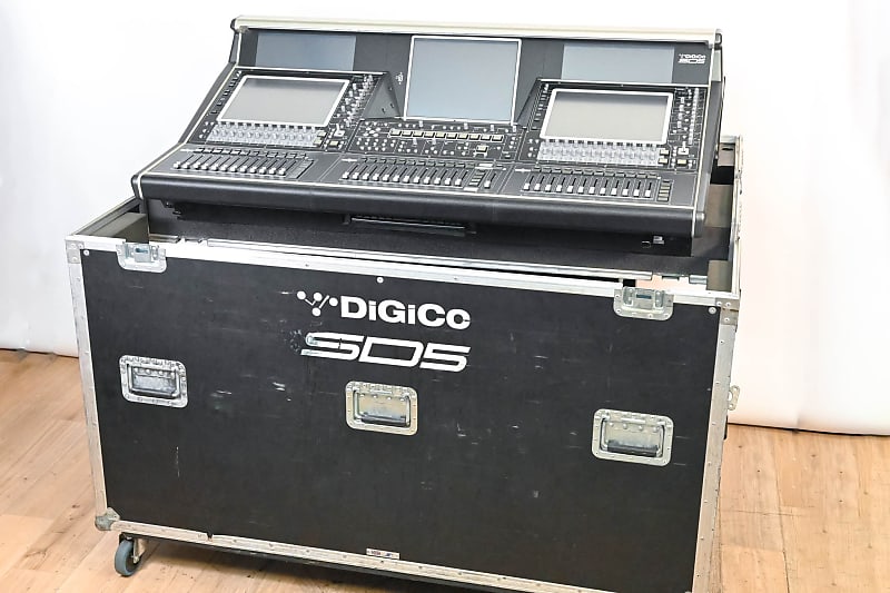 DiGiCo SD5 Digital Mixing Console with Road Case CG01GCW *ASK | Reverb