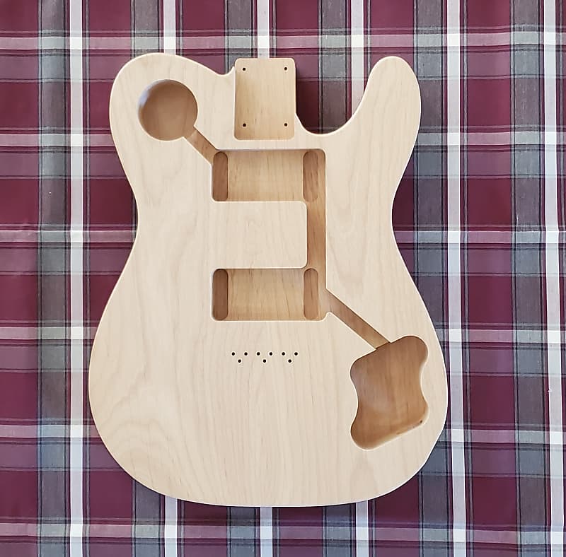 Woodtech Routing 2 pc Alder Arm & Belly Cut Deluxe Telecaster | Reverb