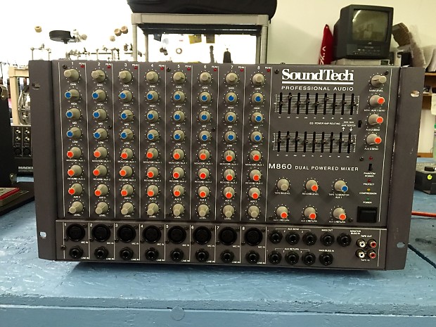 Sound Tech M860 Dual Powered Mixer | Reverb