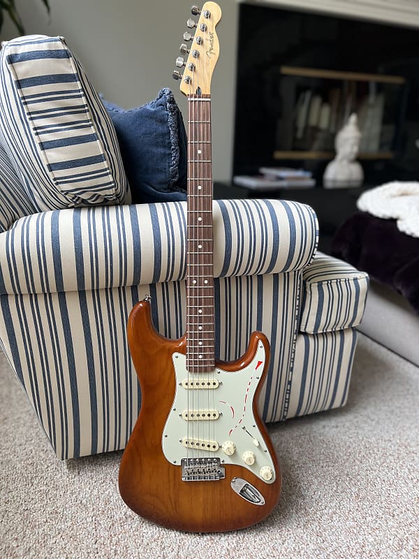 Fender baritone Stratocaster | Reverb
