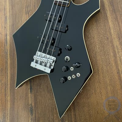 BC Rich, Warlock Bass, Black, VARITONE, MIJ 1986, NJ, RARE | Reverb