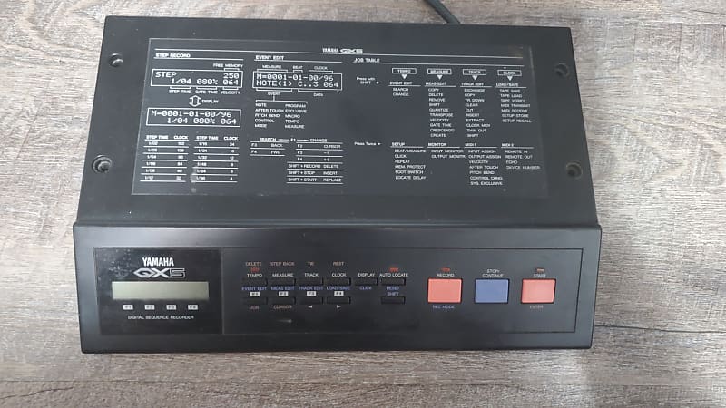 Yamaha QX5 1986 Satin Black | Reverb