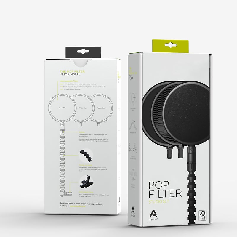 Pop Audio 24-90010 Pop Filter Studio Set Variety Pack | Reverb