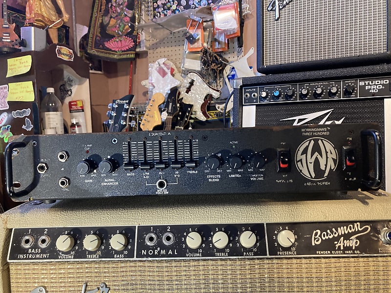 SWR Workingman’s 300 Rack Bass Amp Head 1990s - Black | Reverb