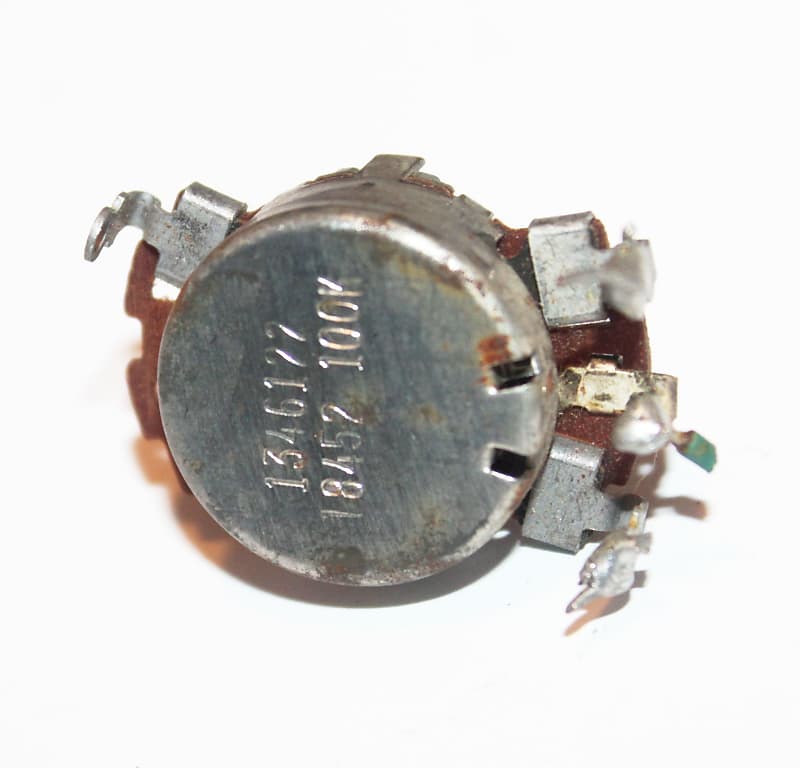RARE Vintage 1961 Fender Amp Centralab Potentiometer 100K 4 | Reverb
