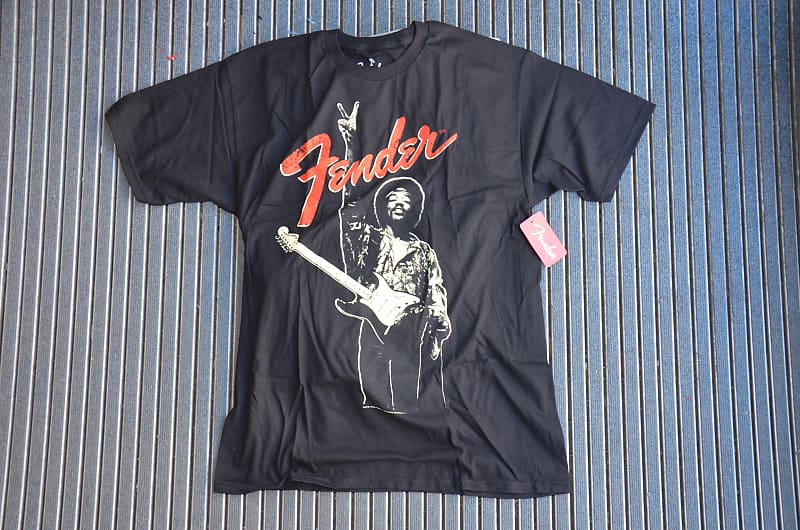 Jimi Hendrix "Peace Sign" T-shirt by Fender in | Reverb Deutschland