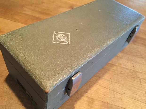 VINTAGE NEUMANN U87 WOOD BOX - COOL! | Reverb