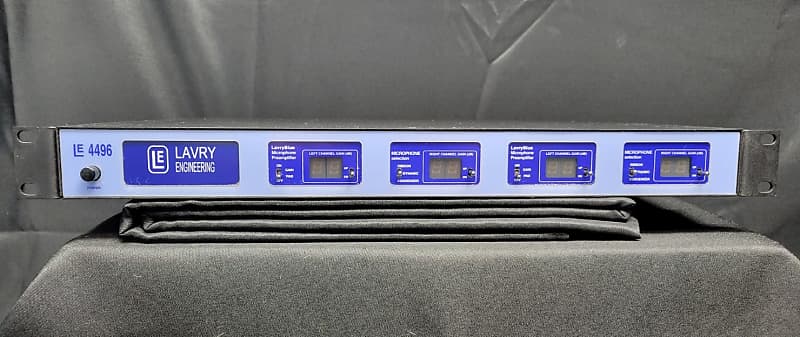 LAVRY 4496 Microphone Pre-amp (4 channels) 2000's - Blue | Reverb