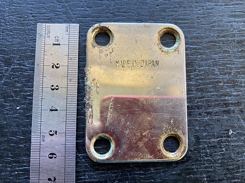 Original Cmi Les Paul Guitar Neck Plate Japan 1970s Worn & | Reverb