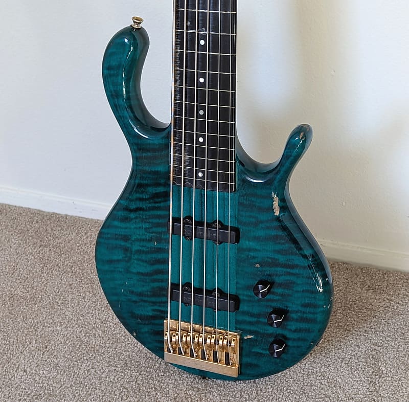 PEDULLA 1992 USA Custom Hexa Buzz Lined Fretless 6-String | Reverb