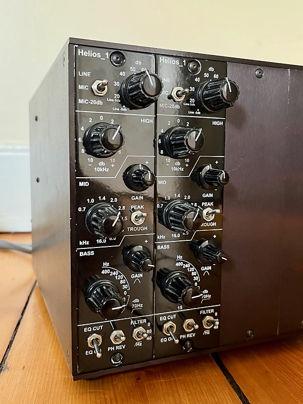 Helios Type 69 racked pair - rare FULL-SIZE Pre/EQ modules | Reverb
