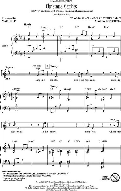 Christmas Mem'ries | Reverb