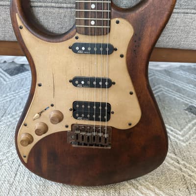 AXL Badwater SRO Left Hand Electric Guitar, Antique Brown | Reverb