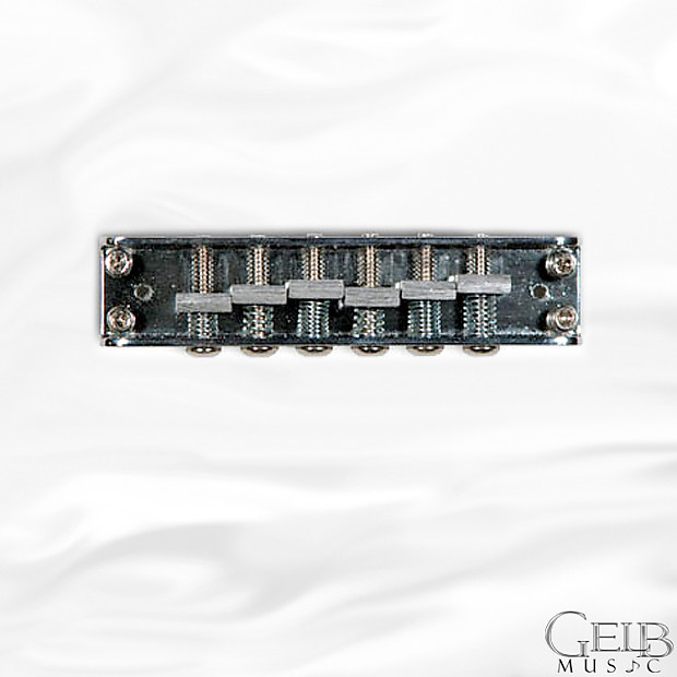 Rickenbacker 6 String Guitar Bridge Assembly, 6 Saddle | Reverb