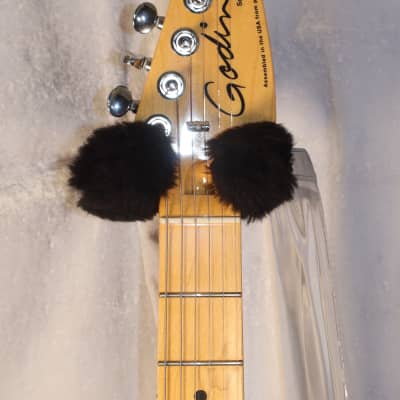 Godin Session HSS Sunburst Satin Finish Maple Neck electric | Reverb