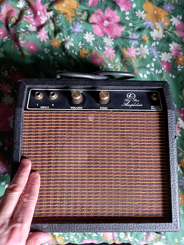 Kay Solid State Amplifier 1970s Black And Brown | Reverb