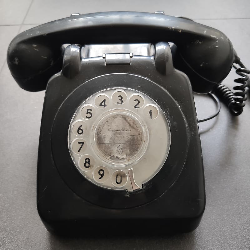 LO-FI Vintage Phone Dual Microphone 1987 Black | Reverb