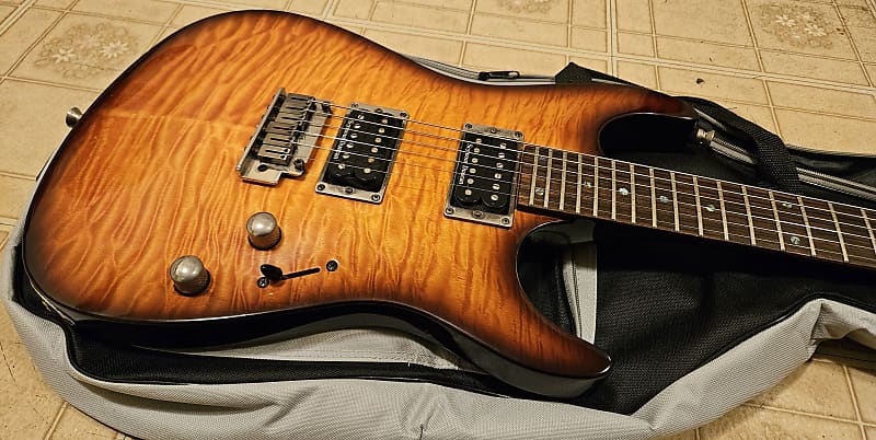 Fender Showmaster QMT - Antique Burst | Reverb