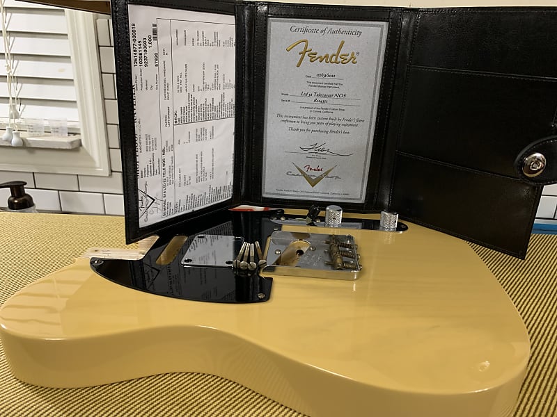 Fender Custom Shop '52 Reissue Telecaster Body Butterscotch | Reverb