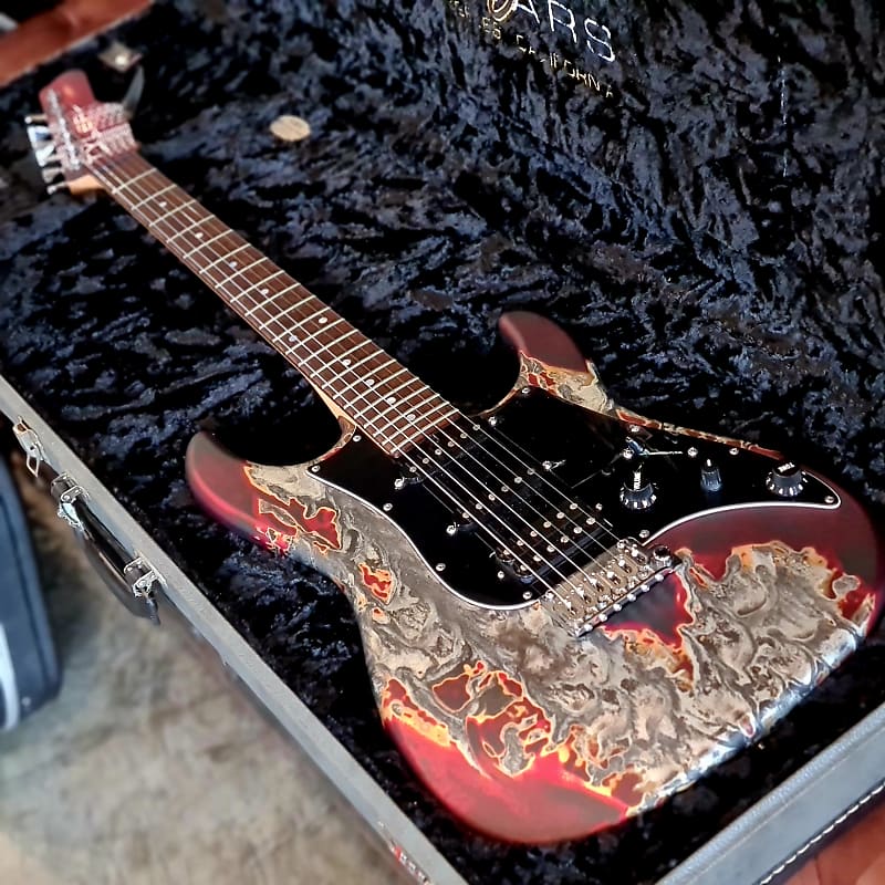 James Tyler Studio Elite Burning Water 2K Matching Headstock | Reverb
