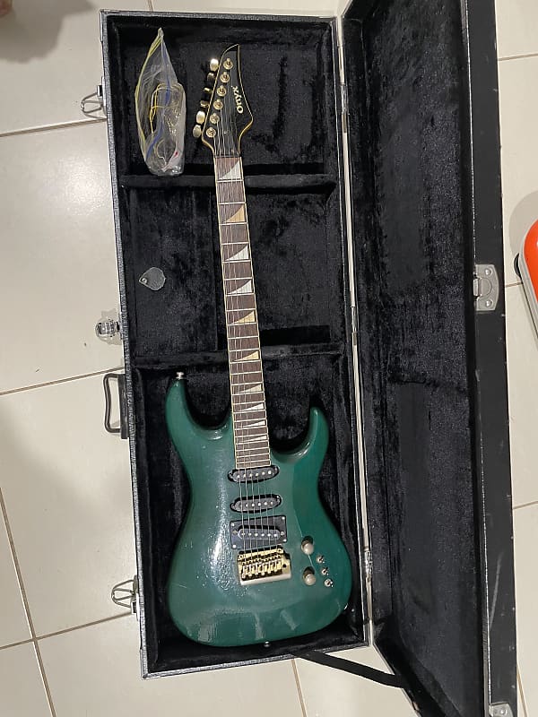 Onyx Custom Craft Superstrat Early 1990s - Original Green | Reverb