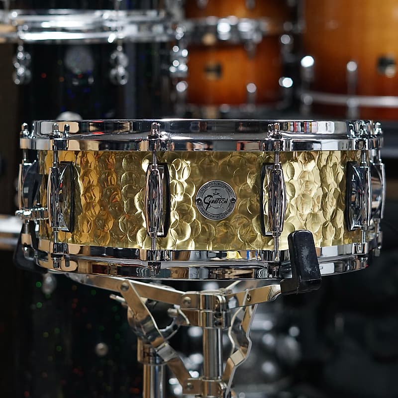 Gretsch Hammered Brass Snare Drum - 14" x 5" | Reverb