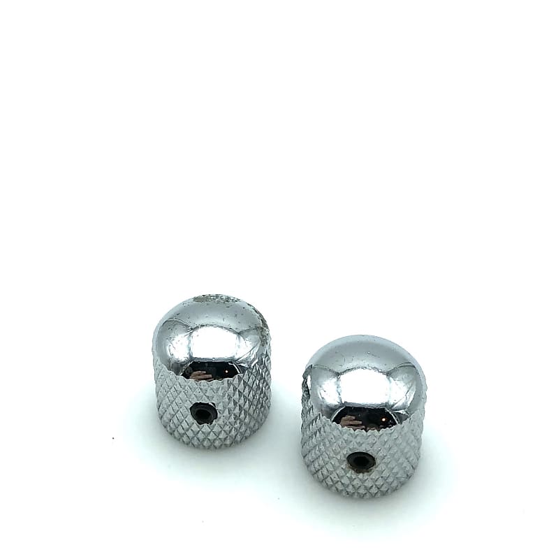 Telecaster Style Domed Knobs Chrome | Reverb