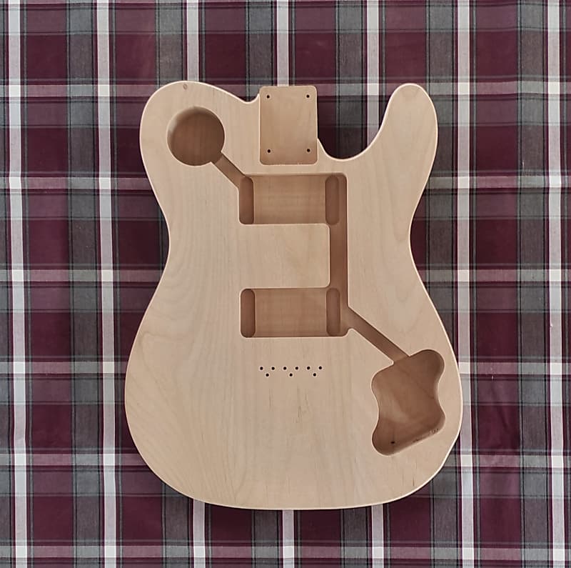 Woodtech Routing 3 pc Alder Arm & Belly Cut Deluxe Telecaster | Reverb