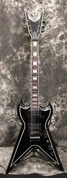 2008 Dean SplitTail Floyd Electric Guitar Black w/OHSC | Reverb