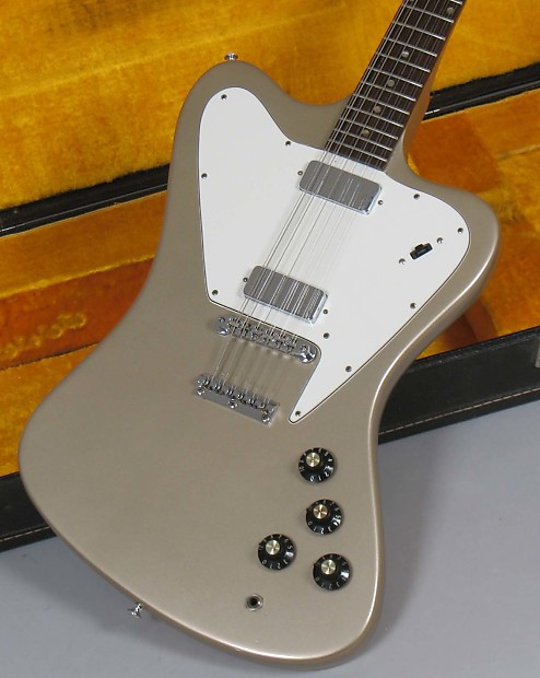 Gibson Firebird XII 12-String 1966 Gold Mist Poly Refin | Reverb
