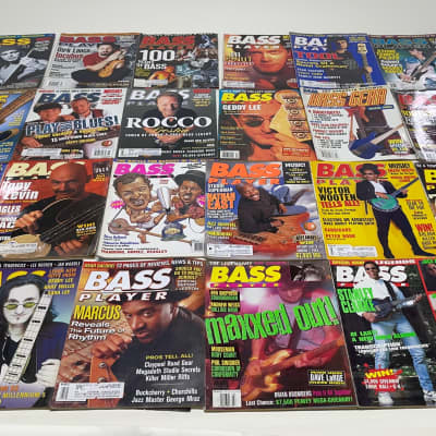 Lot of 100+ Bass Player & Bass Guitar Magazine Back Issues | Reverb