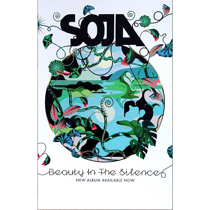 Soja Beauty In The Silence 2021 Ltd Ed New RARE Tour Poster! | Reverb