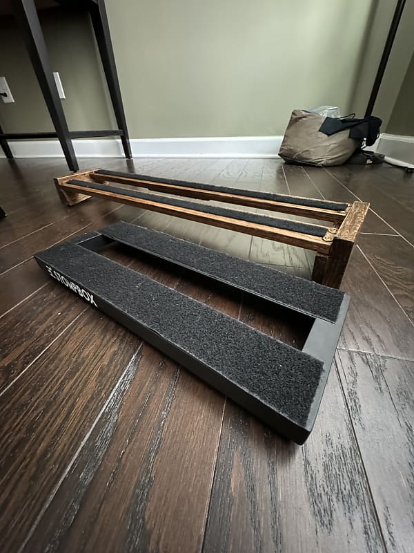 Pedalboards 2024 - Stained wood/metal | Reverb
